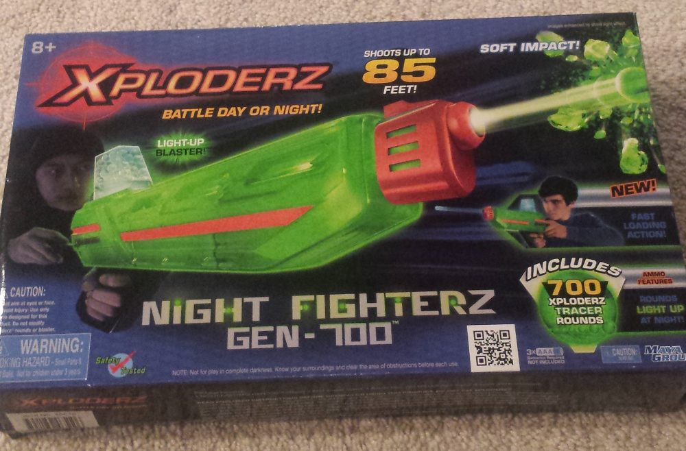 XPLODERZ Night Fighterz Gen-700 Light Up Blaster Gun – Vertual Attics